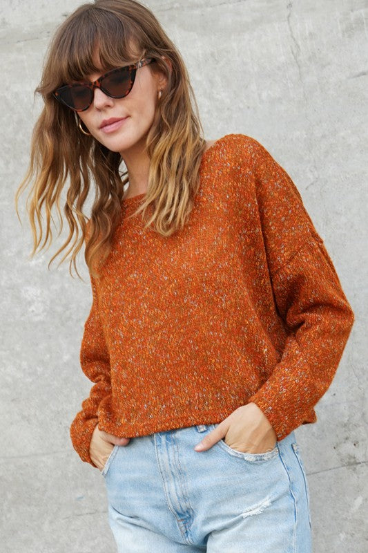 Angie Cropped Knit Sweater – Chic Stitch