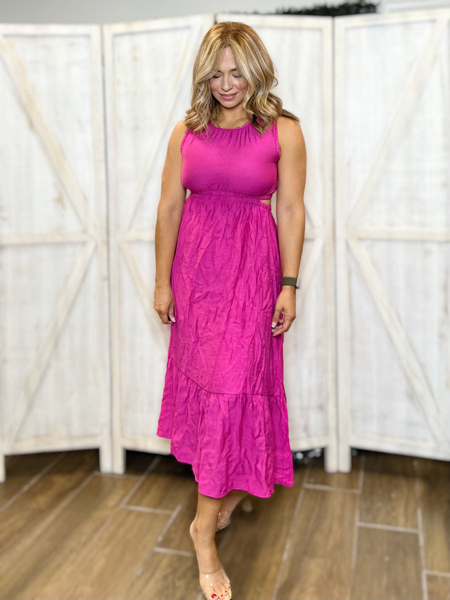 Shayla Cutout Maxi Dress – Chic Stitch